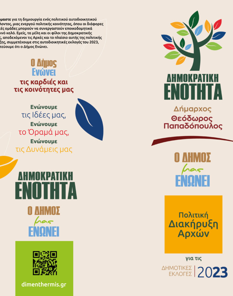 ΑΡΧΙΚΗ - ΔΗΜΟΚΡΑΤΙΚΗ ΕΝΟΤΗΤΑ ΘΕΡΜΗΣ - ΘΕΟΔΩΡΟΣ ΠΑΠΑΔΟΠΟΥΛΟΣ